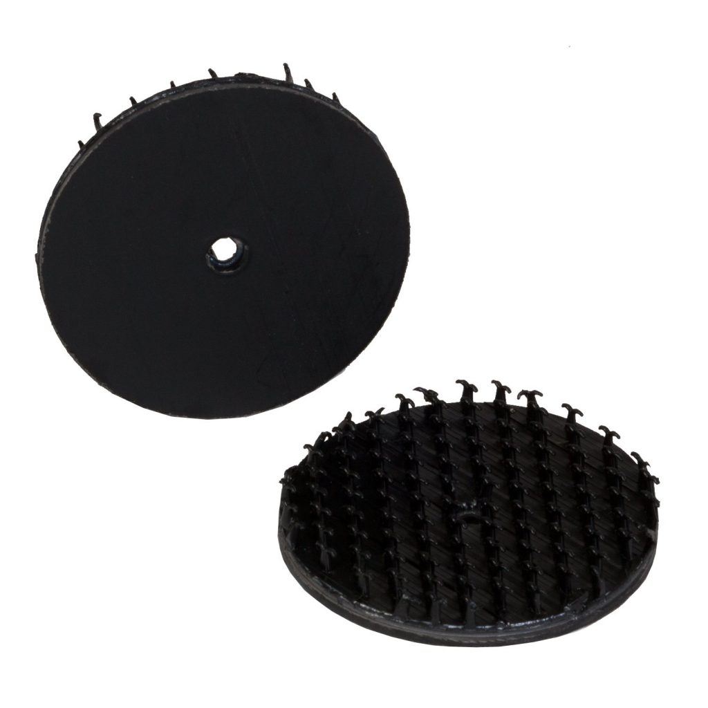 VELCRO® Brand VELWASHER® Hook 511 1-1/8" Black – Package Quantity – 10 ...