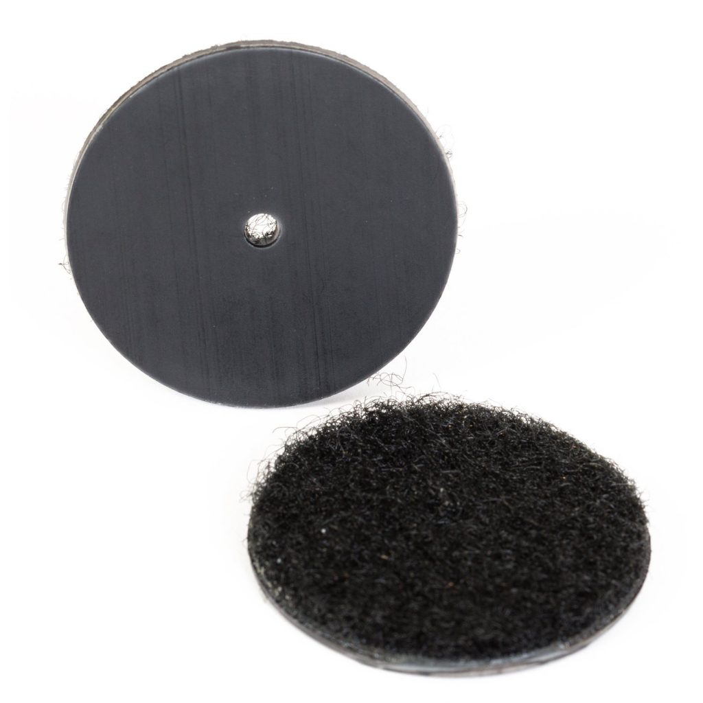 VELCRO® Brand VELWASHER® Loop 1000 1-3/8" Black – Package Quantity – 10 ...