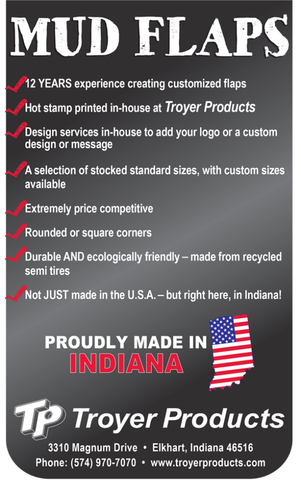 Ultimate RV Mud Flaps from Troyer Products